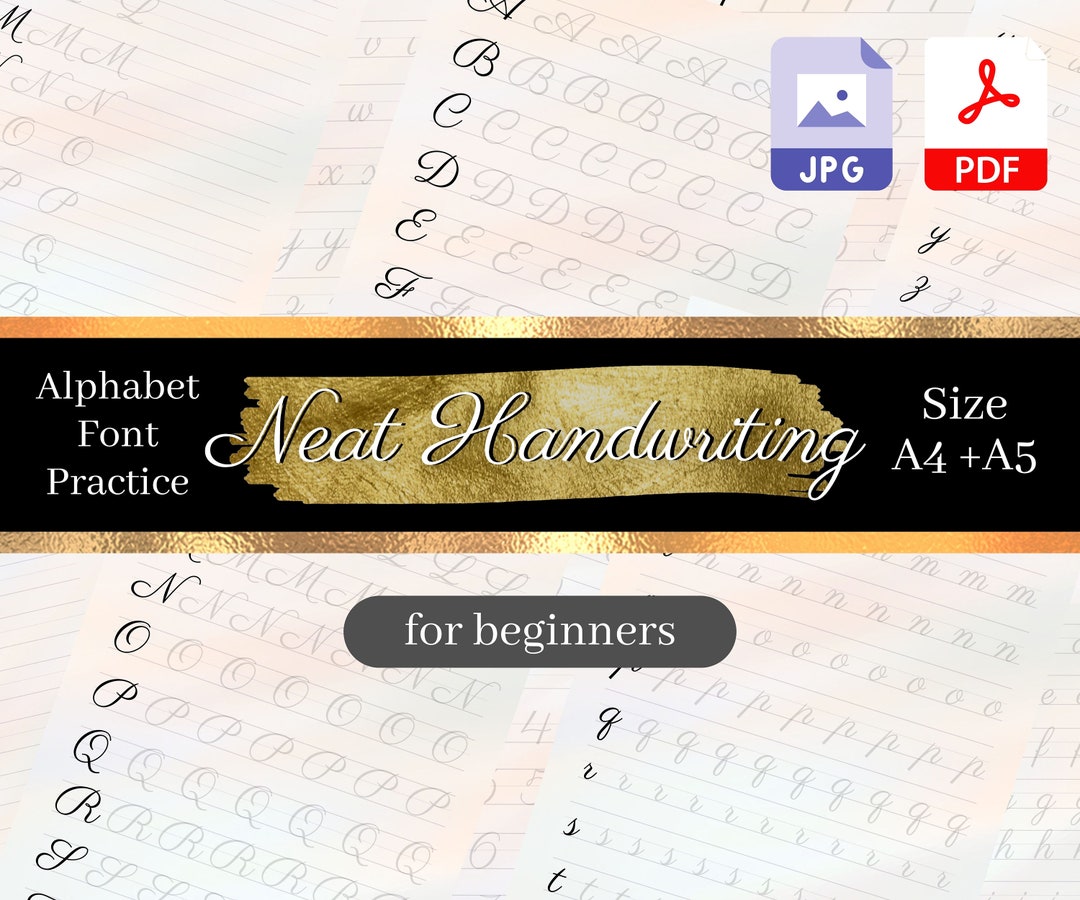 Handwriting Practice Set, Alphabet Tracking, Handwriting Improvement ...