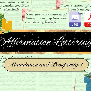 40 Hand Lettering Affirmation Practice Handwriting Workbook Calligraphy ...