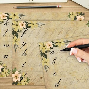 40 Hand Lettering Practice Hand Writing Workbook Calligraphy Practice ...