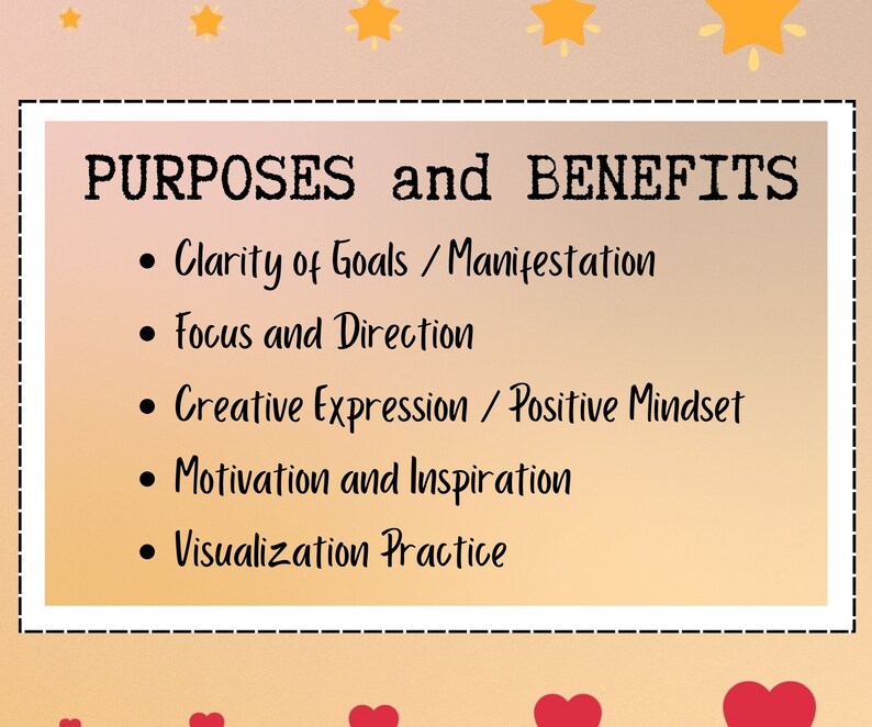 Vision Board Words 2024 Printable Phrases and Affirmations, Vision ...