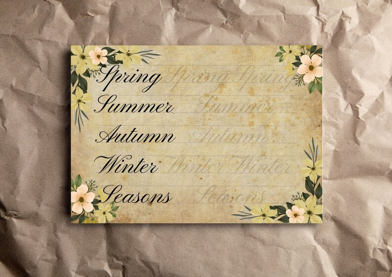 40 Hand Lettering Practice Hand Writing Workbook Calligraphy Practice ...