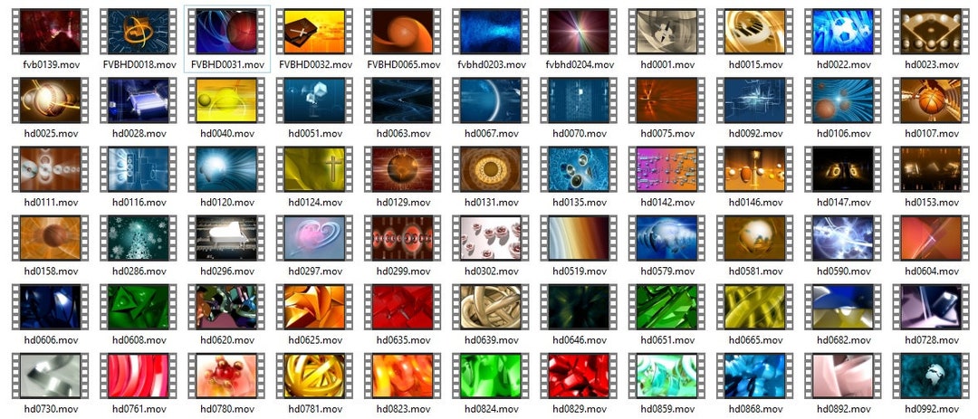 100 Motion Graphics Videos in Full 4K - Etsy