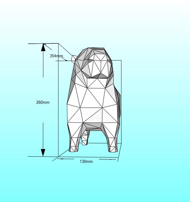 Capybara Model Capybaras Paper Craft Origami PDF Download DIY Low Poly ...