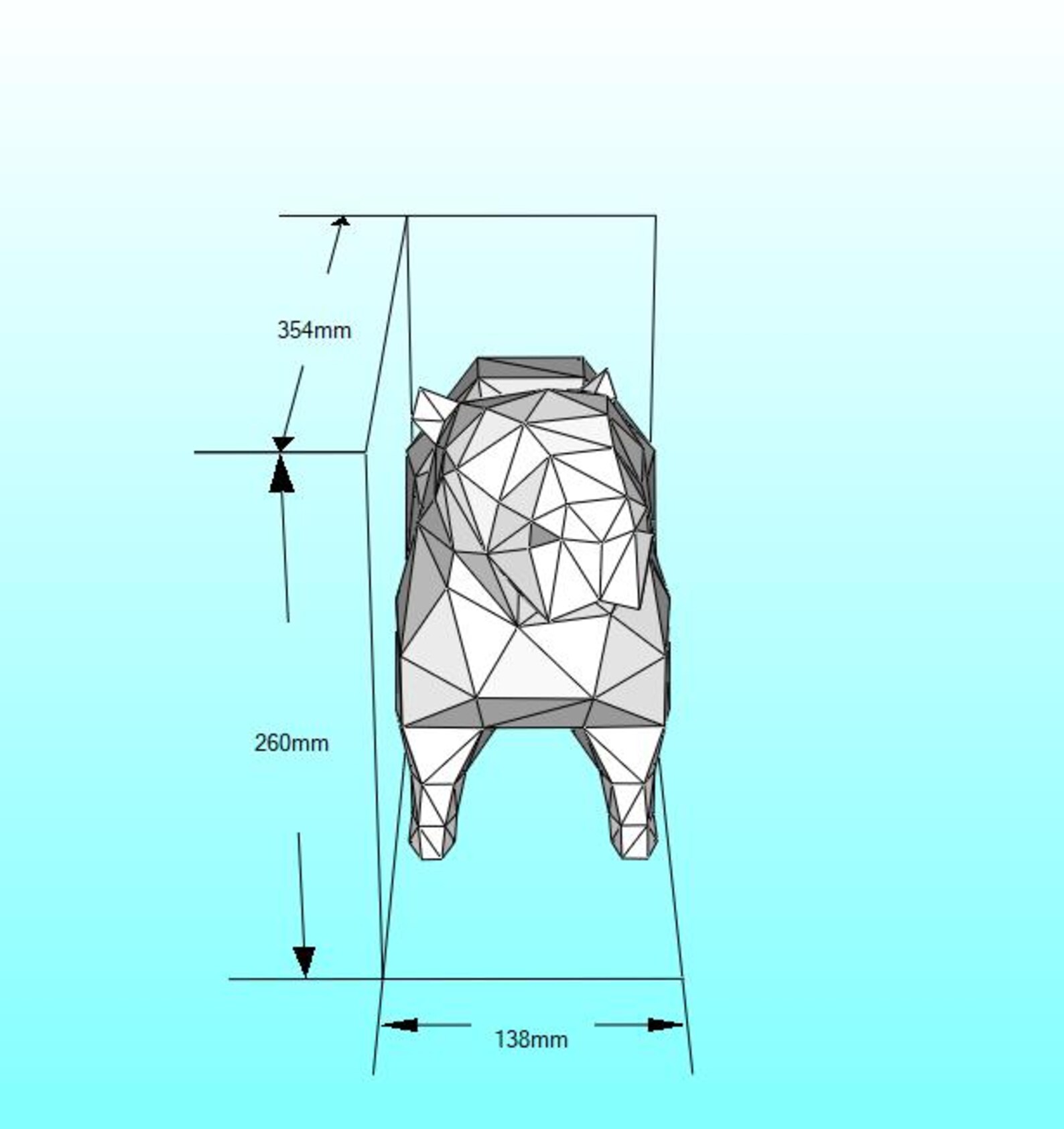 Capybara Model Capybaras Paper Craft Origami PDF Download DIY Low Poly ...