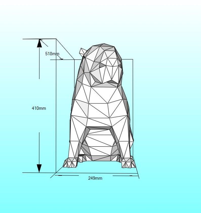 Capybara Model Capybaras Paper Craft Origami PDF Download DIY Low Poly ...