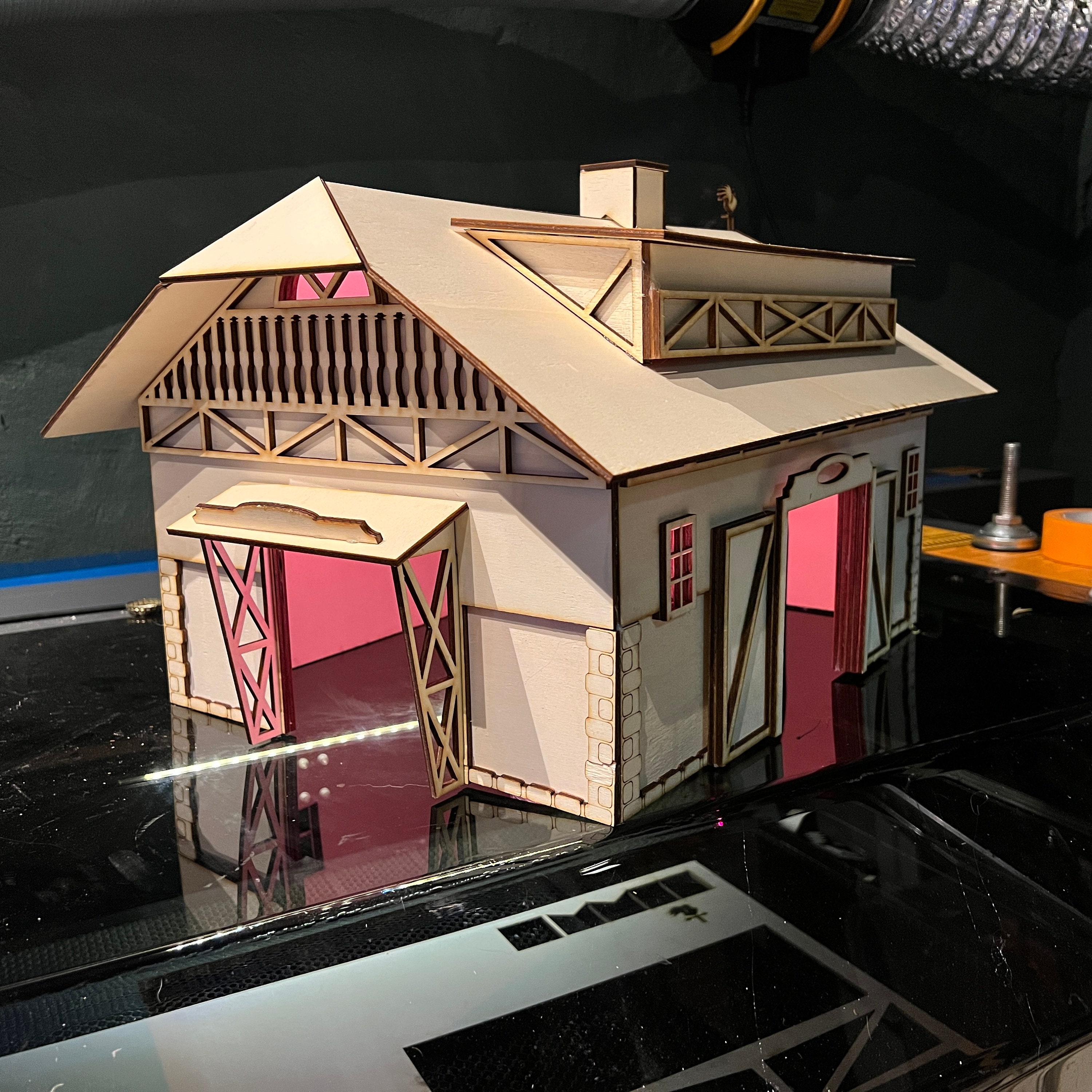 Versatile Small Animal House and Decorative Country-style DIY Kit ...