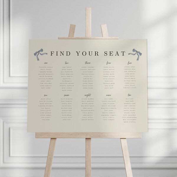 Cool Wedding Seating Chart - Etsy