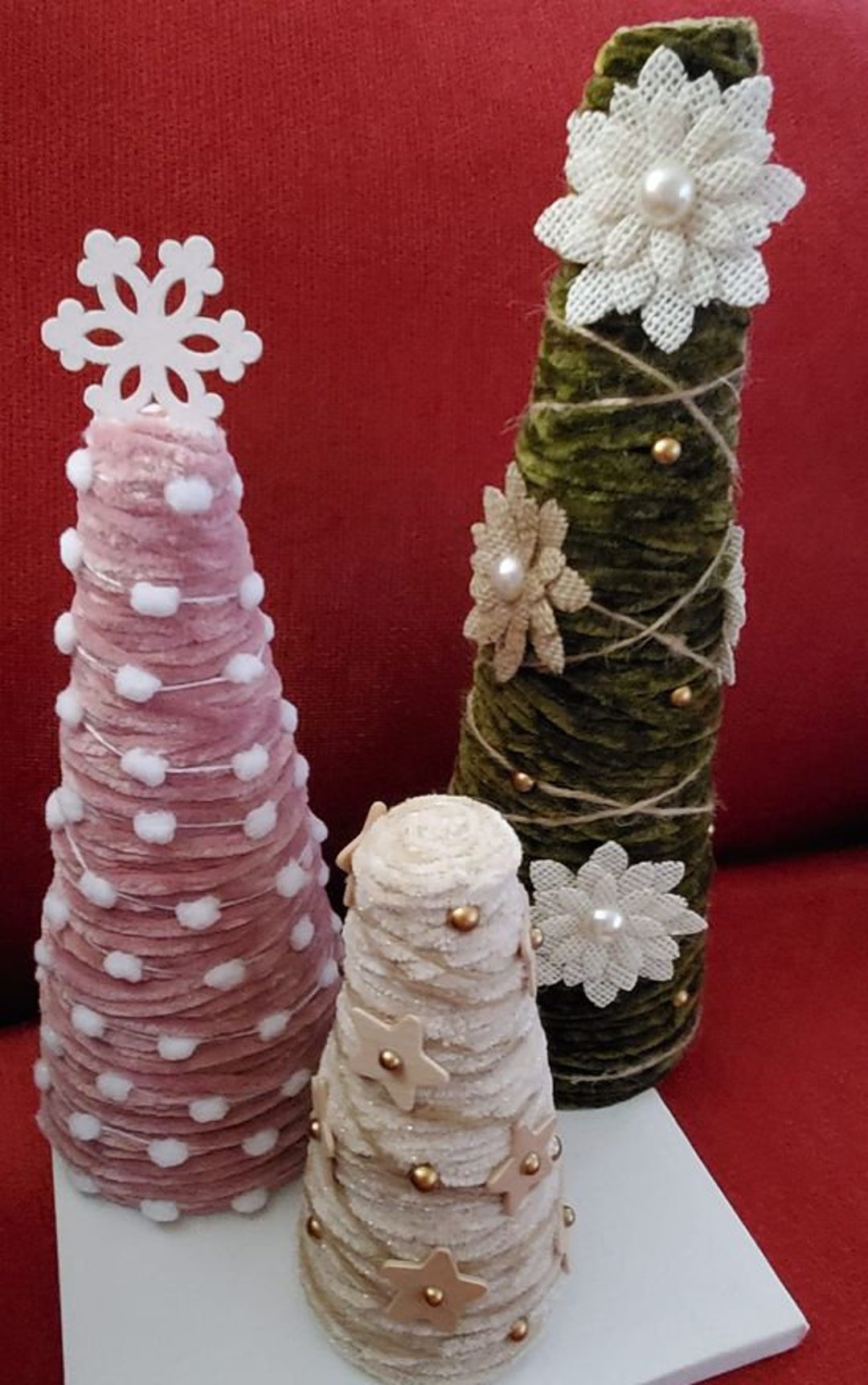 Yarn Wrapped Trees - Etsy