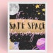 Classroom Wall Art Printable, Instant Download, Space Themed, Safe ...