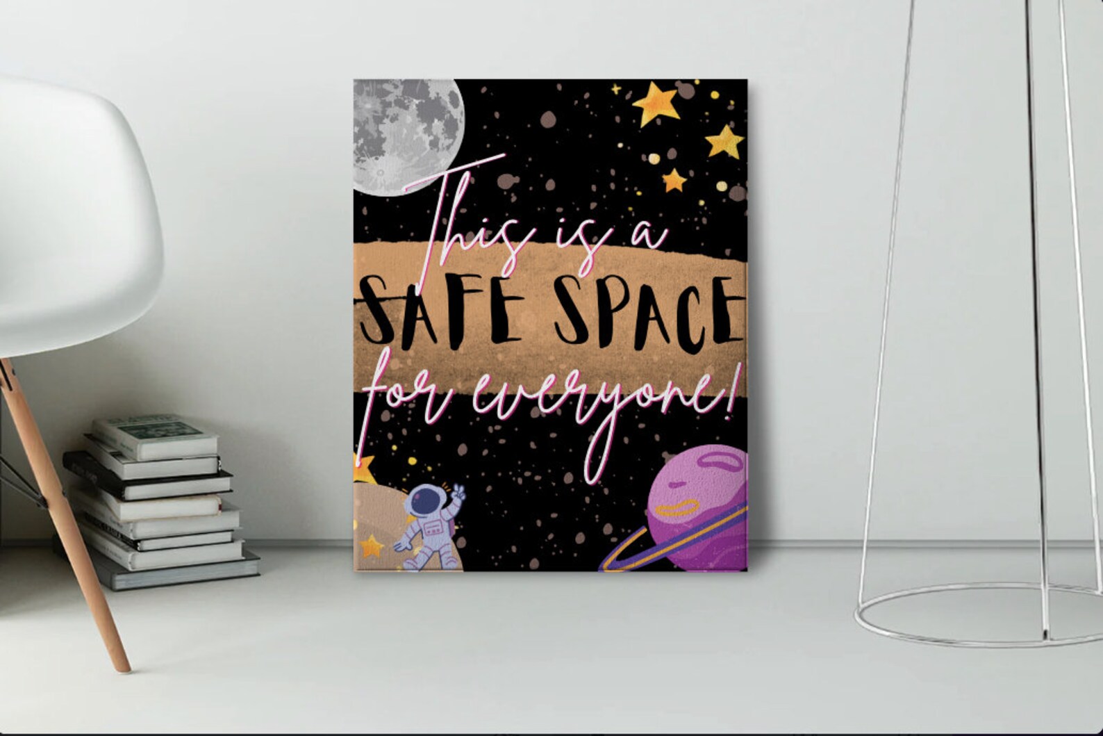 Classroom Wall Art Printable, Instant Download, Space Themed, Safe ...
