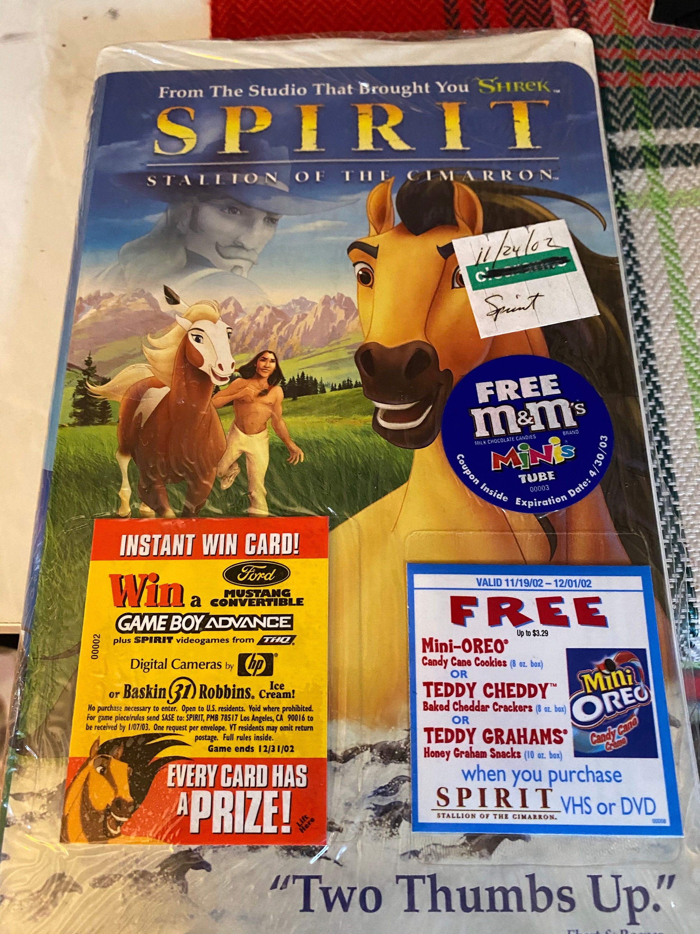 Spirit Stallion Of The Cimarron Vhs