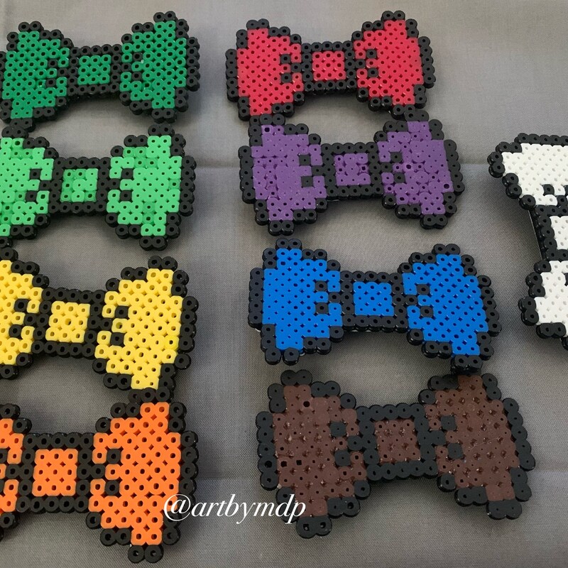 Perler Bead Bow - Etsy