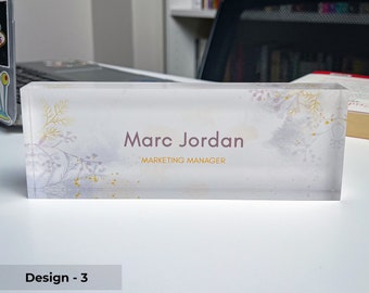 Office Table Name Plate - Etsy