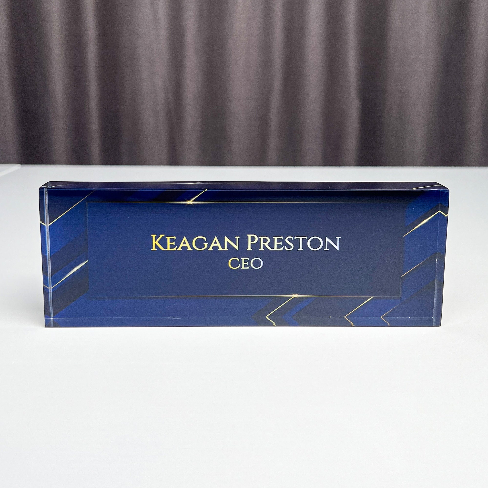 Personalized Gold Gilded Name Plate Acrylic Best Friend - Etsy