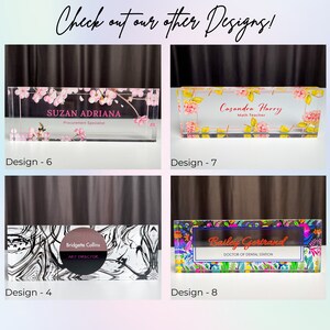 CUSTOM Name Sign, Unique Office Decor Custom Logo, Office Nameplate ...