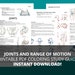 Joints and Range of Motion Printable PDF Study Guide, Printable PDF ...