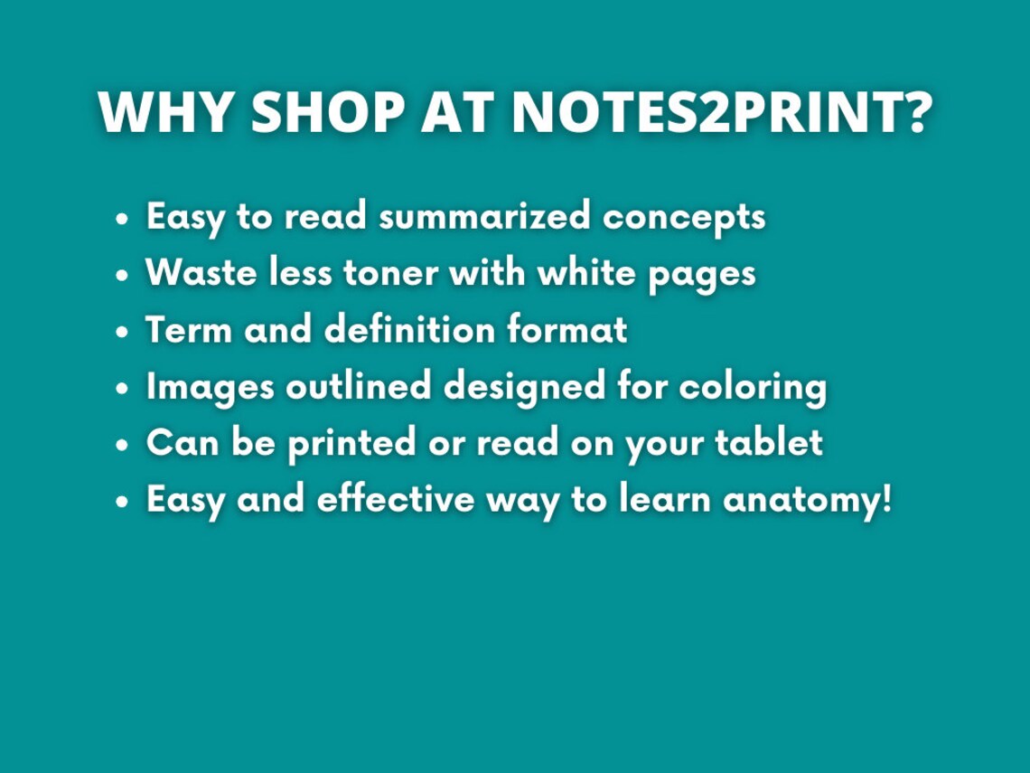 Endocrine & Reproductive System PDF Printable Study Guide Bundle ...