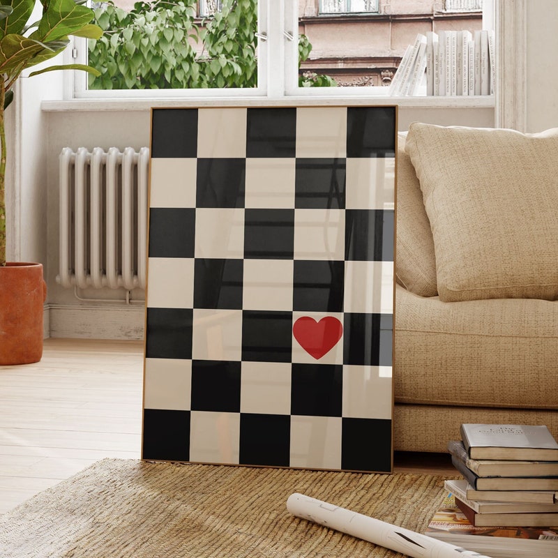 Checkered Print - Etsy