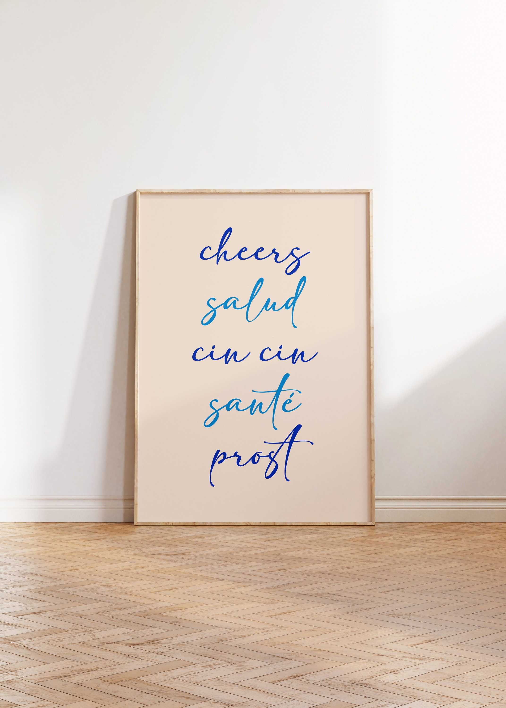 Prost Print 2er-Set, Bunter Cin Cin Salud Druck, Funky Bar Cart Art, Vintage Cocktail Sketch Art ...