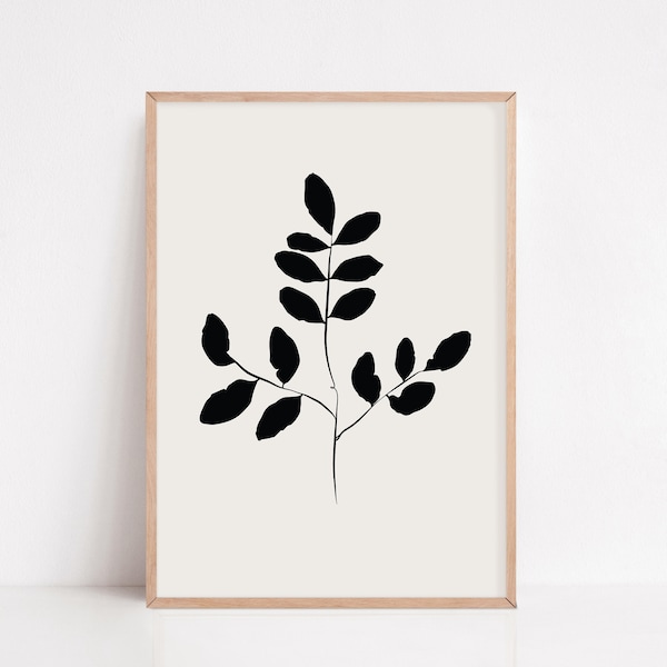 Modern Botanical Art - Etsy