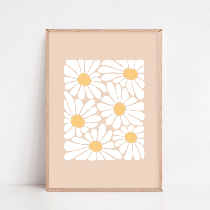 Daisy Print - Etsy