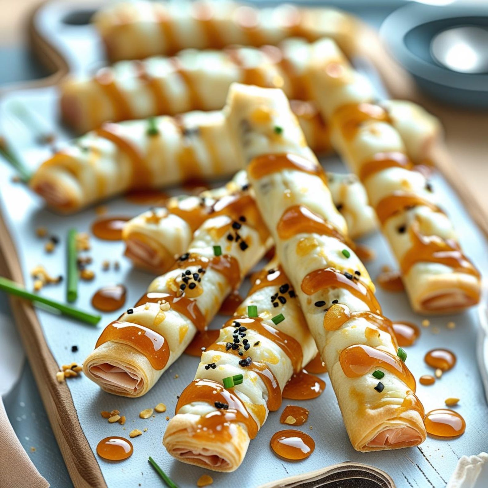 Sweet Chili Puff Pastry Breadsticks Recipe - Etsy