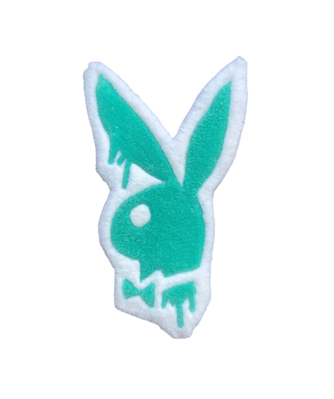 Drippy Bunny Tufted Rug, Handmade Wall Hanging - Etsy