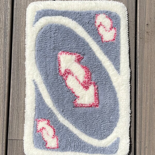 Uno Reverse Rug - Etsy