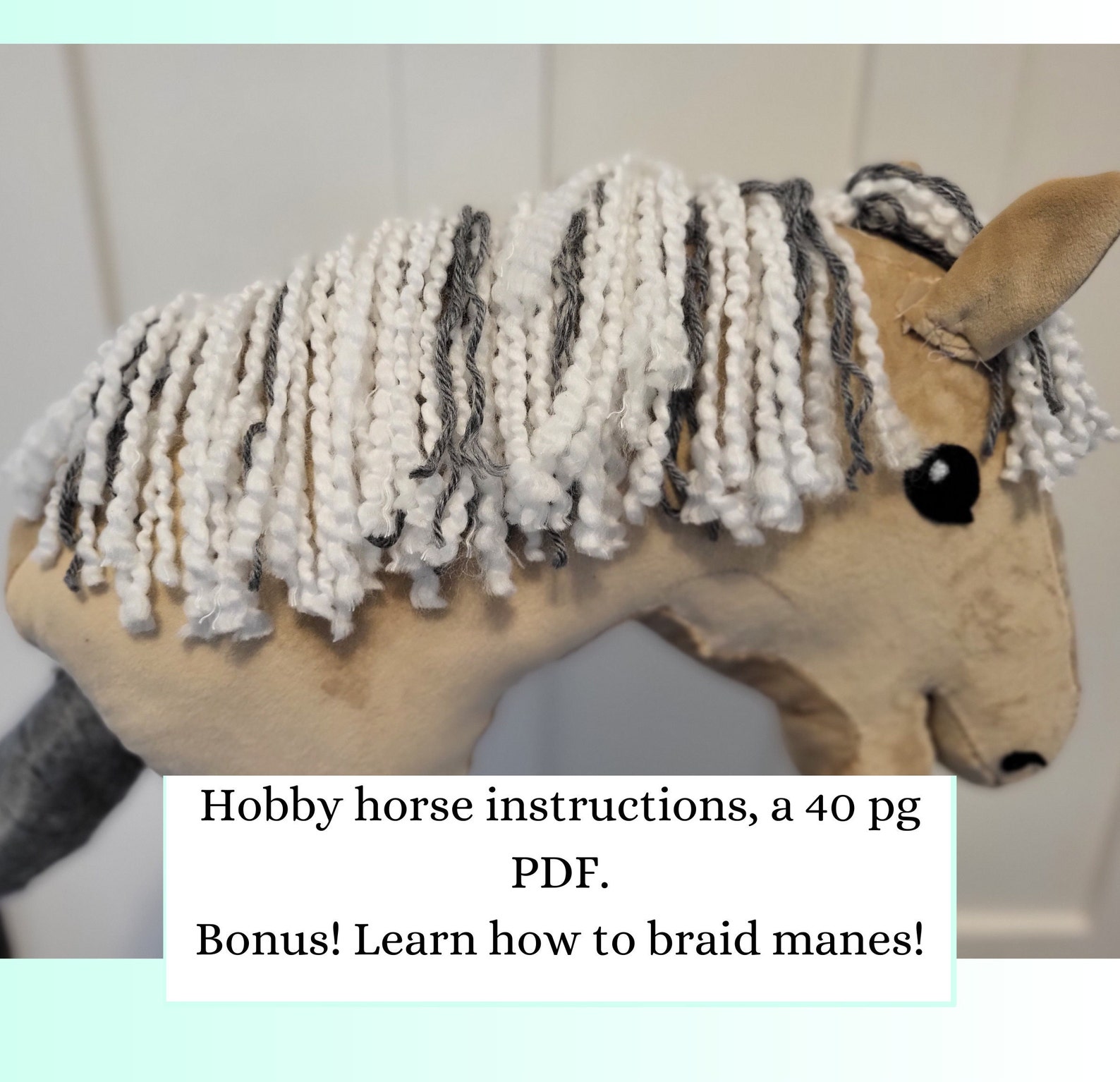 Hobby Horse Pattern & 40 Page Step by Step Instructions! - Etsy