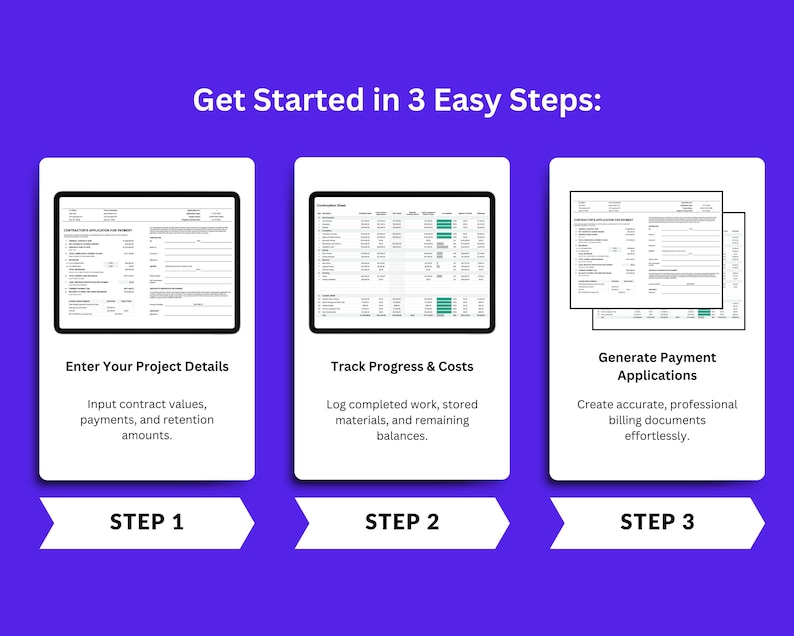 Construction Payment Application | Schedule of Values Template ...