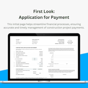 Construction Payment Application, Subcontractor Payment Certificate ...