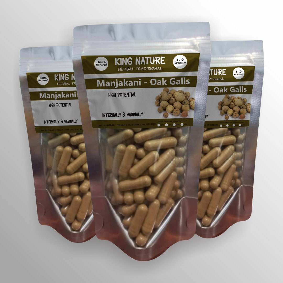 Pure Oak Galls Manjakani Capsules Natural Extract High - Etsy