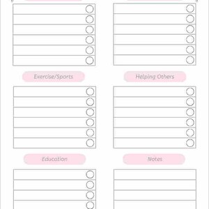 Decorative Daily Planner Design Your Day - Etsy