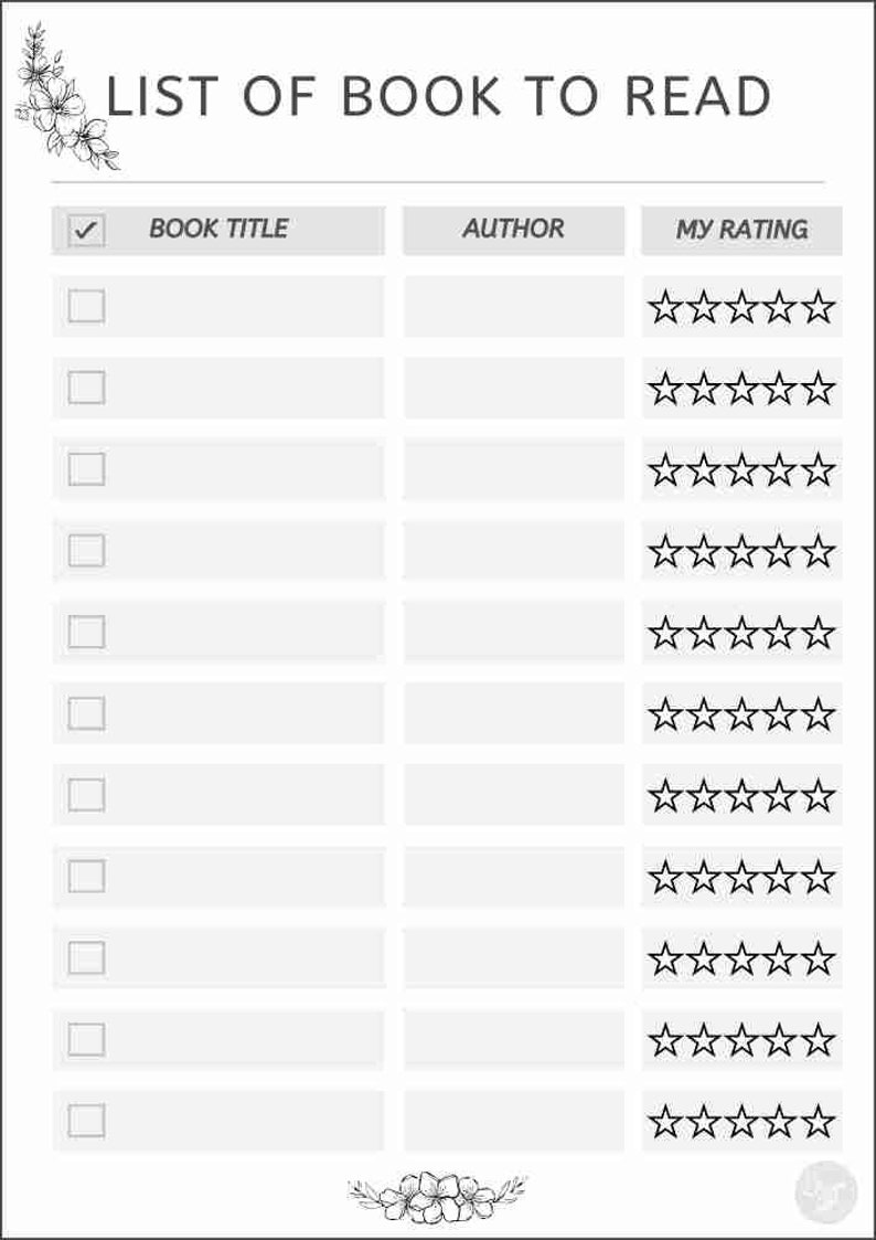 Minimalist Reading Planner: Never Forget a Book You Want to Read Again ...