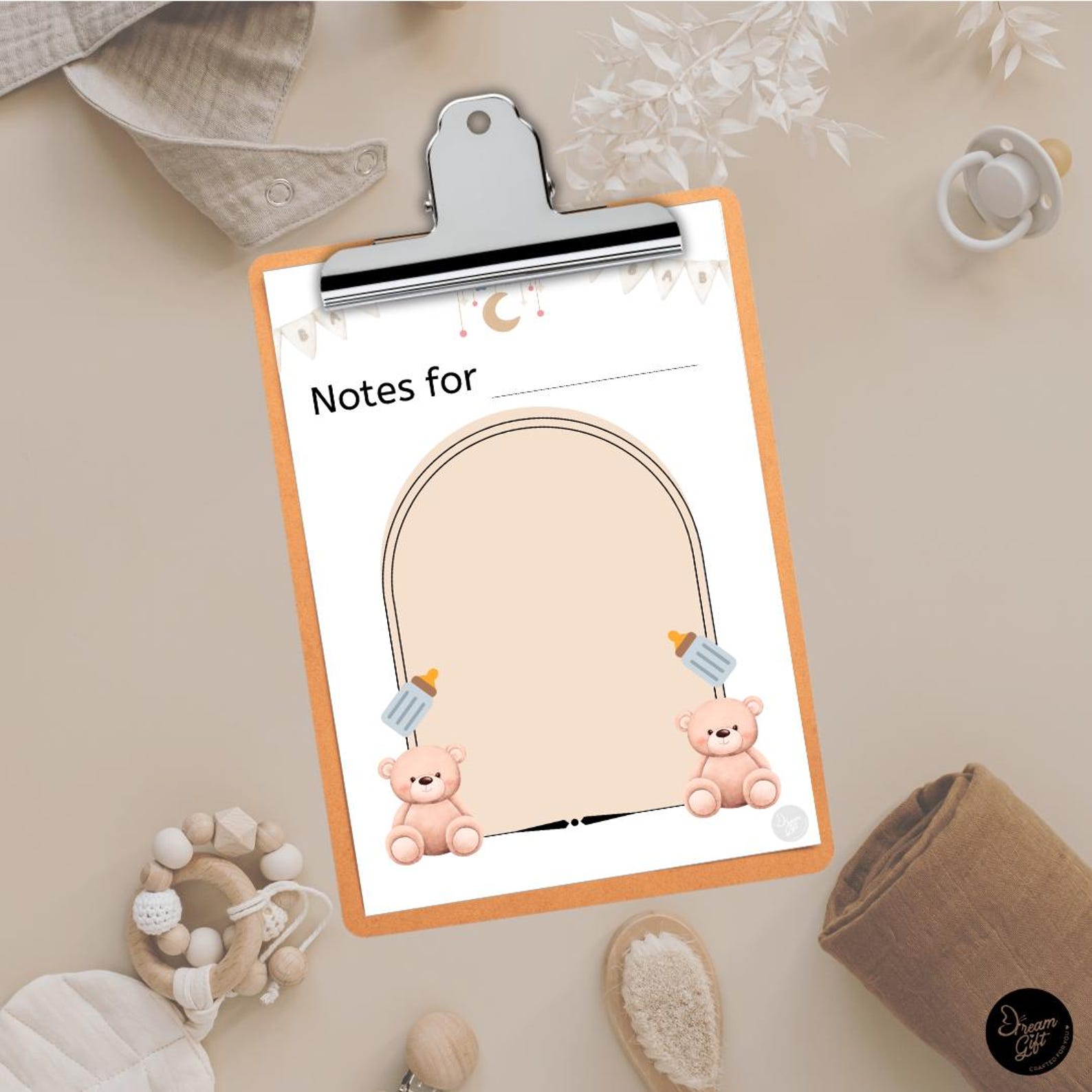 Baby Notes - A4 Printable - Etsy