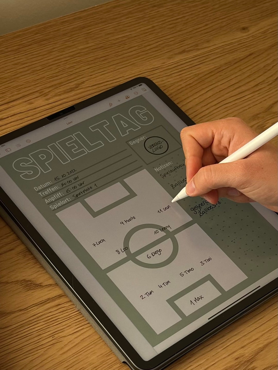 Digital Game Day Planner for Football Coaches - Etsy