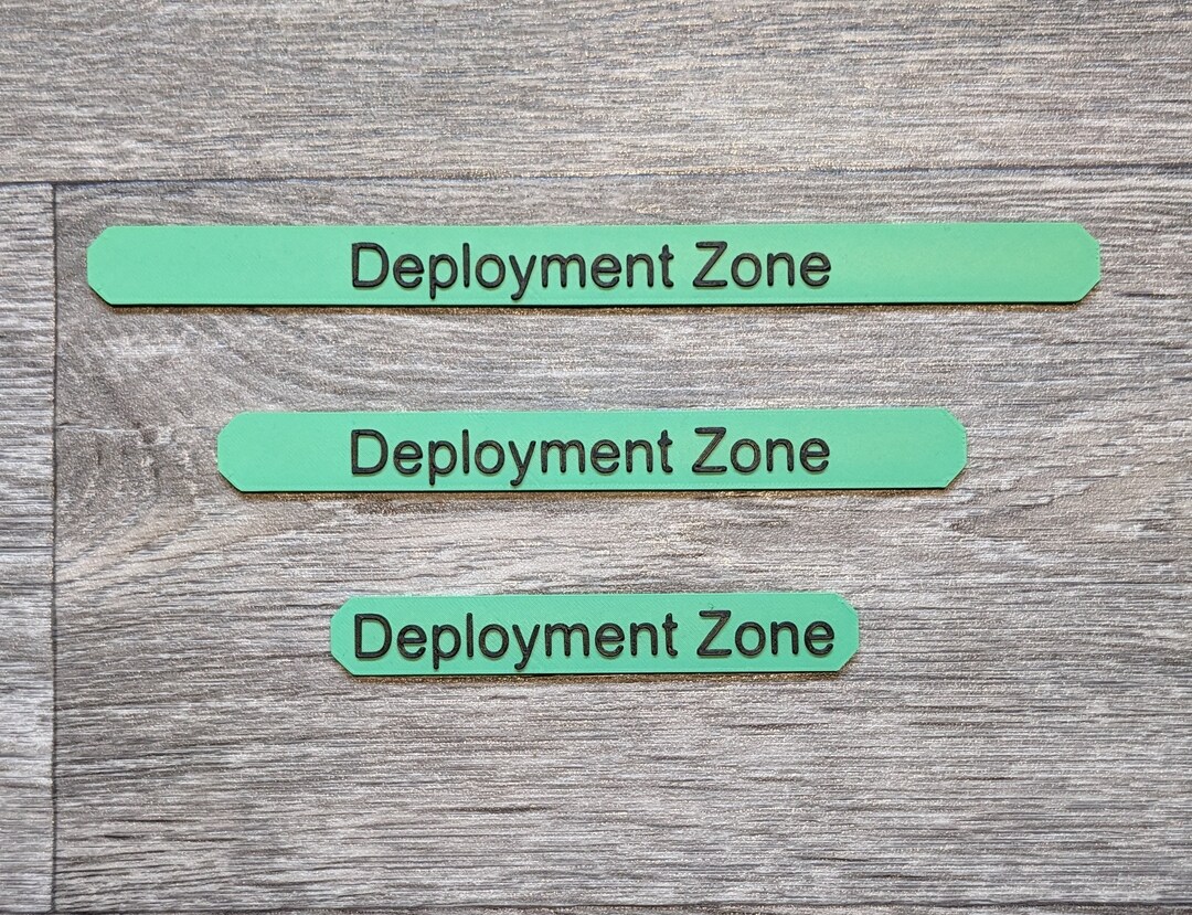Wh40k Deployment Zone Markers - Etsy