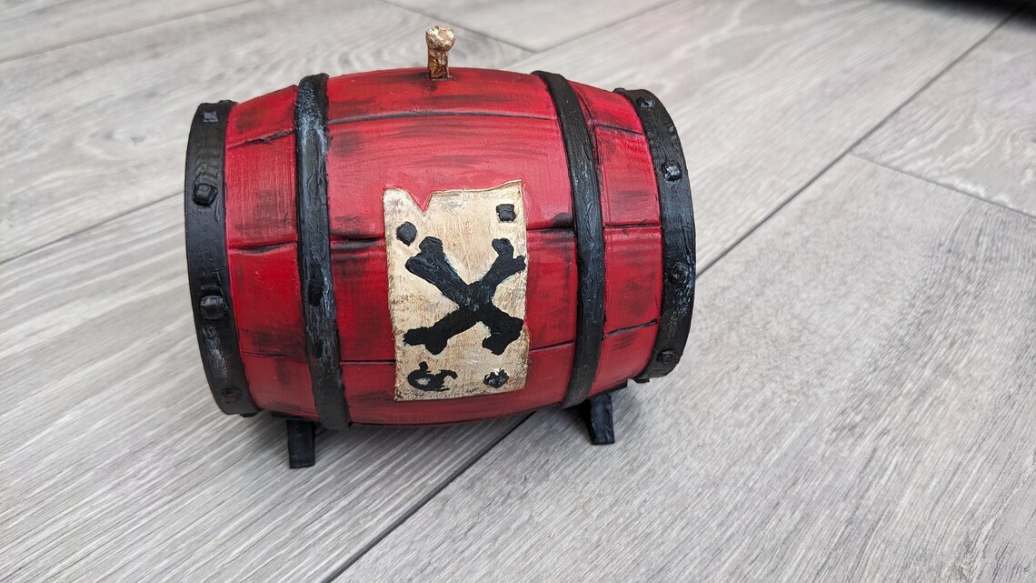 Sea of Thieves Gunpowder Barrel Desk Piece Prop - Etsy UK