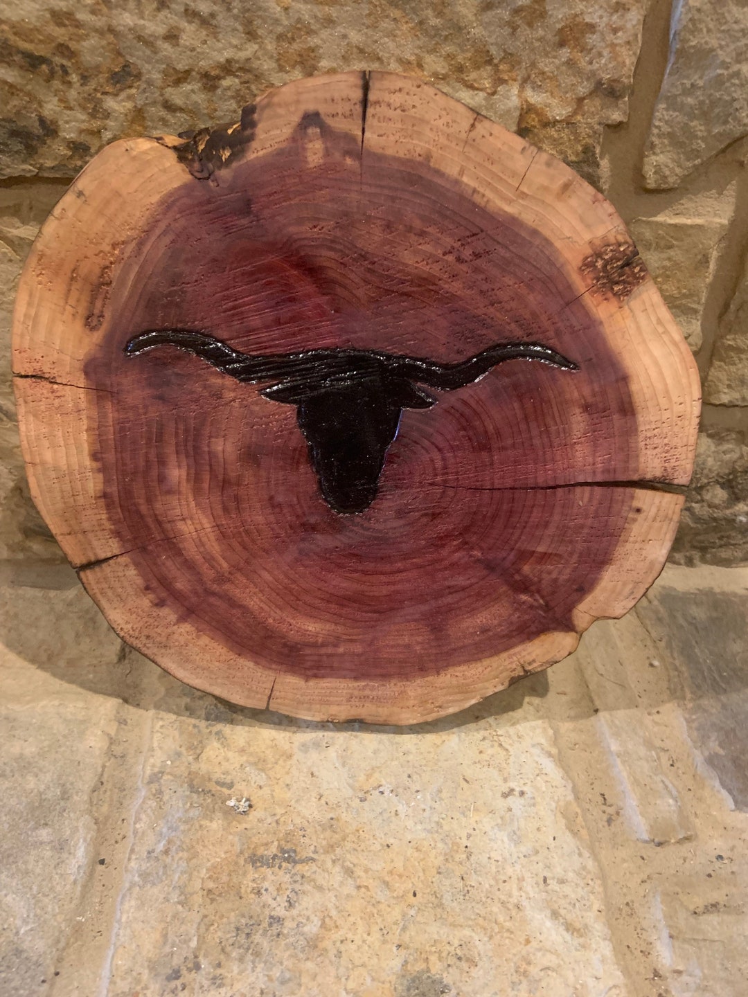Longhorn Cedar Slice - Etsy