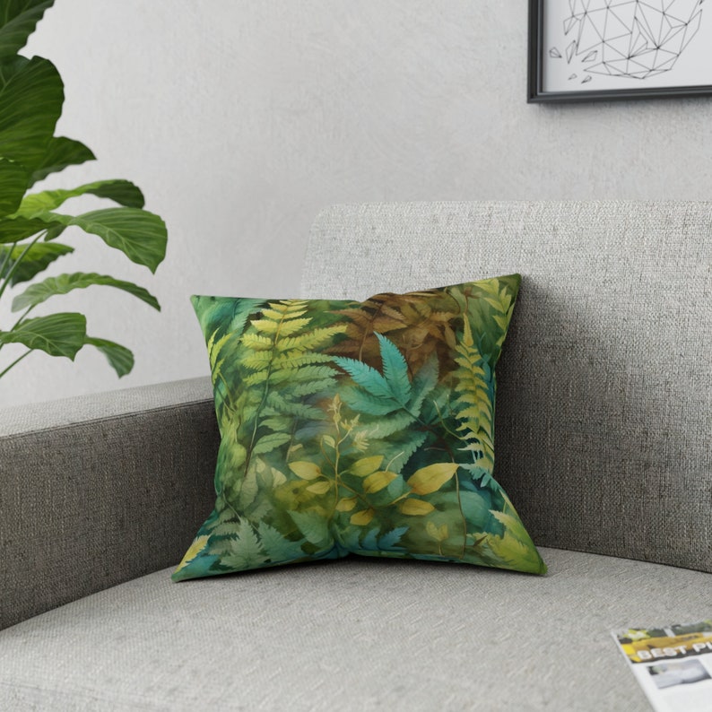 Seamless Fern Pattern, Beautiful Pastel Watercolor Ferns, Sublimation ...