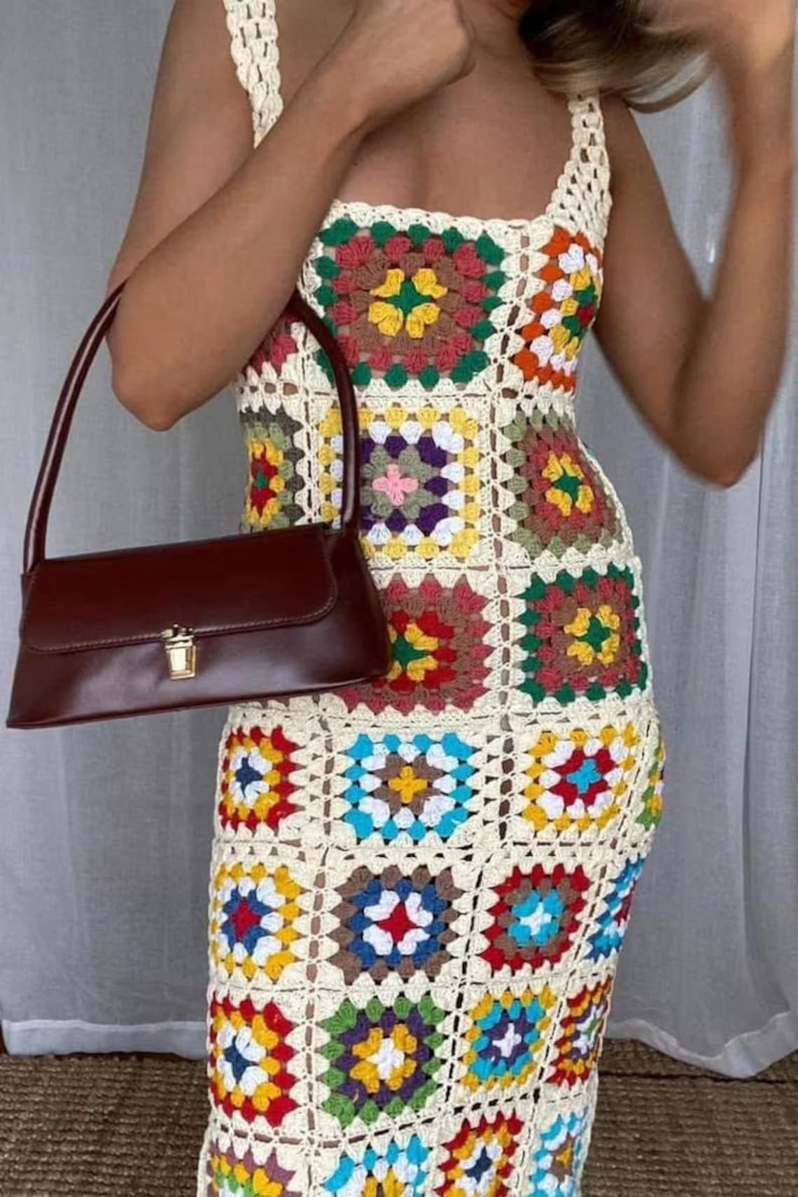 How To Make Granny Square Dress at William Wickens blog