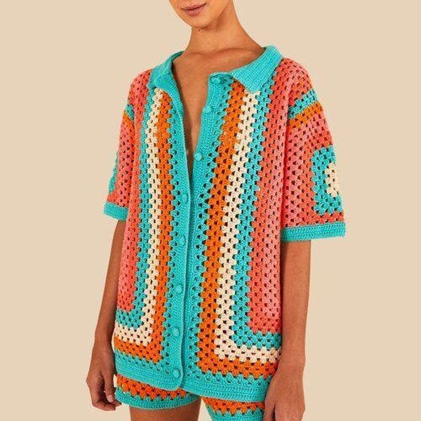 Men Crochet Shirts - Etsy