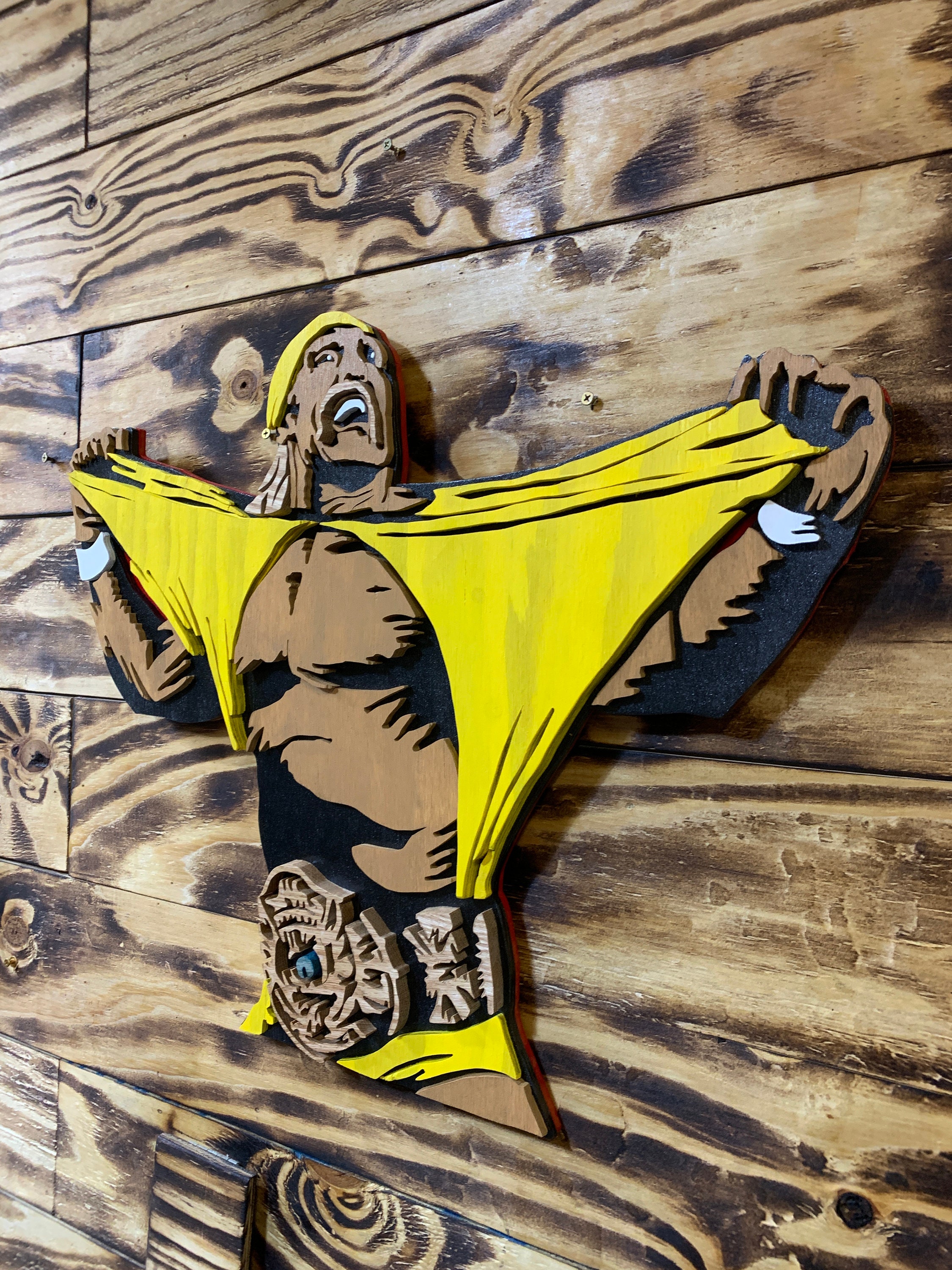 Hulk Hogan Wooden Sign - Etsy