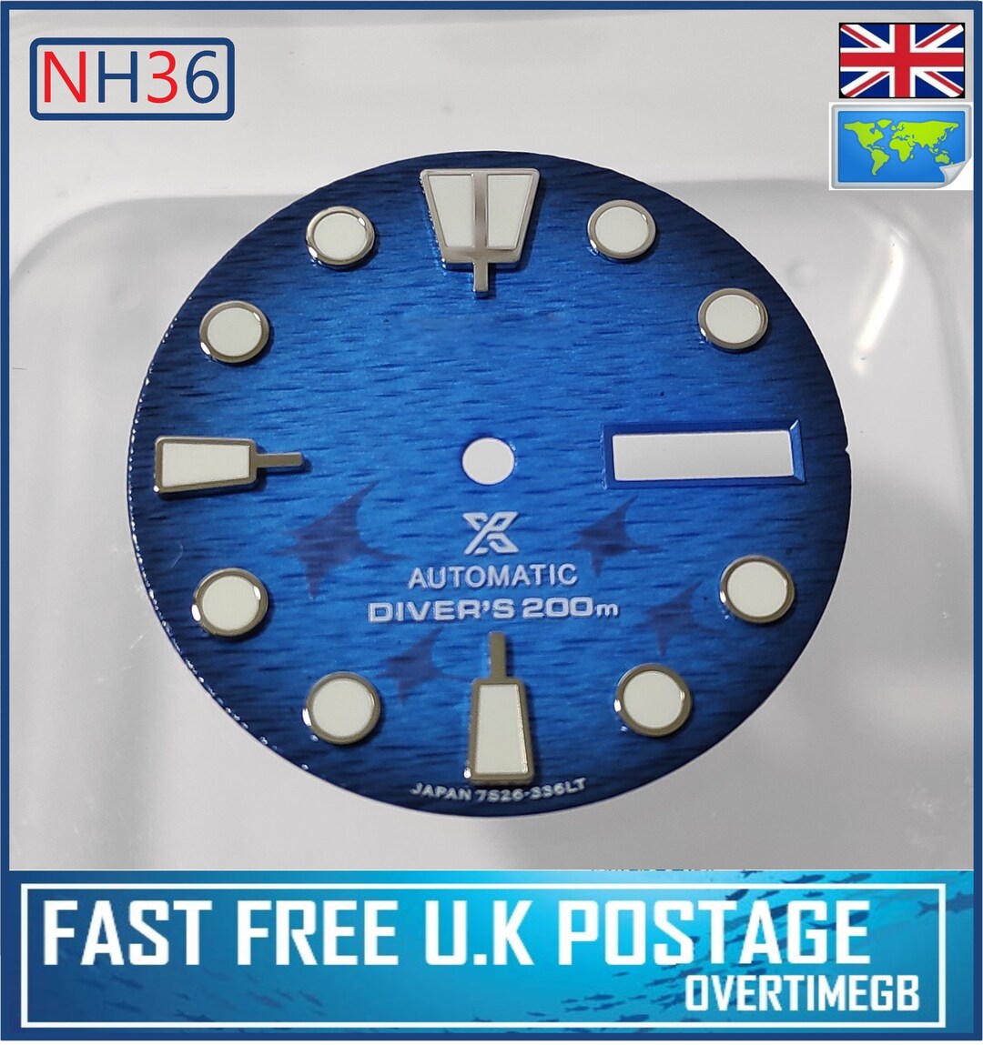 Turtle SRPE39K1 Manta Ray NH36 7S26 Dial 28.5 PROSPEX DIVE WATCH - Etsy