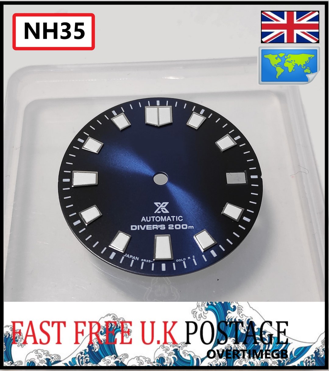 Captain Willard Blue SPB151J1 & SBDC109 PROSPEX NH35 NH36 Seiko Dial 28 ...