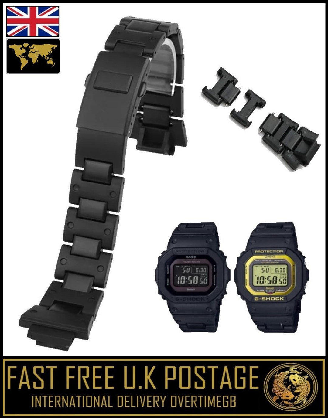For G Shock Combi Bracelet Strap DW 5600 5610 GA2100 GW6900 GBX100 New ...