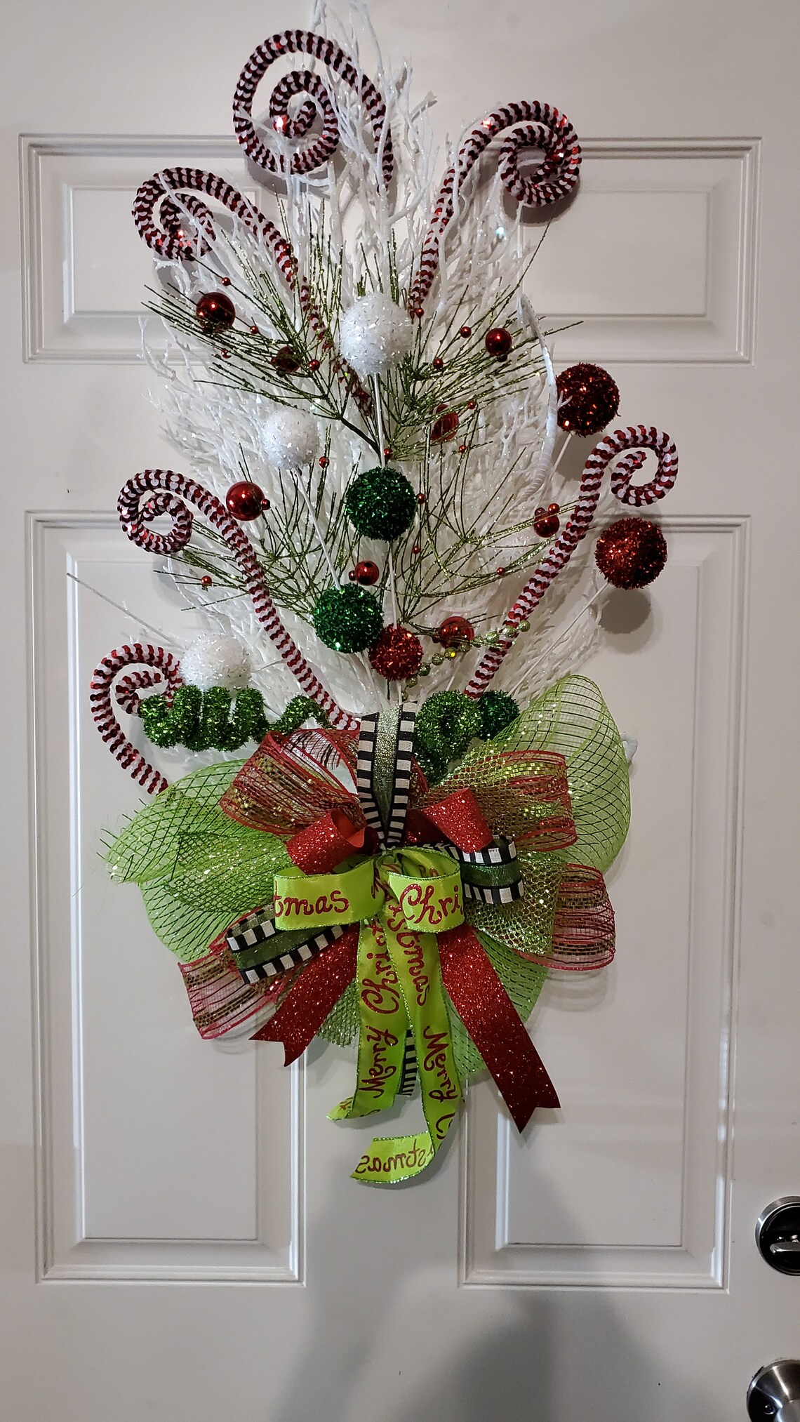 Grinch Mas Tree Topper 36 X15 Tree Topper Christmas Tree Bow - Etsy