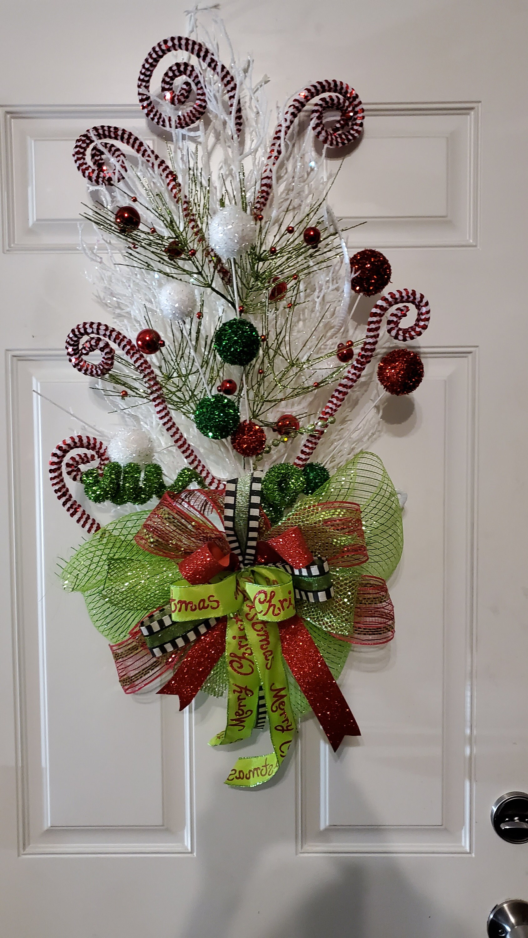 Grinch Mas Tree Topper 36 X15 Tree Topper Christmas Tree Bow - Etsy