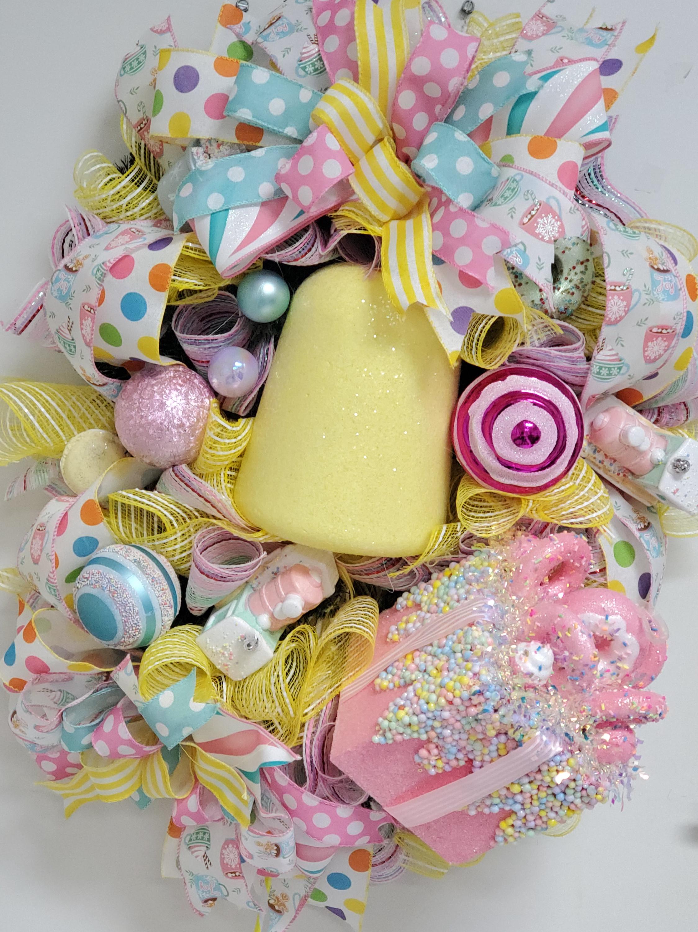 Wreath Front, Candy Front Wreath Door, Wreath Wreath Candyland ...