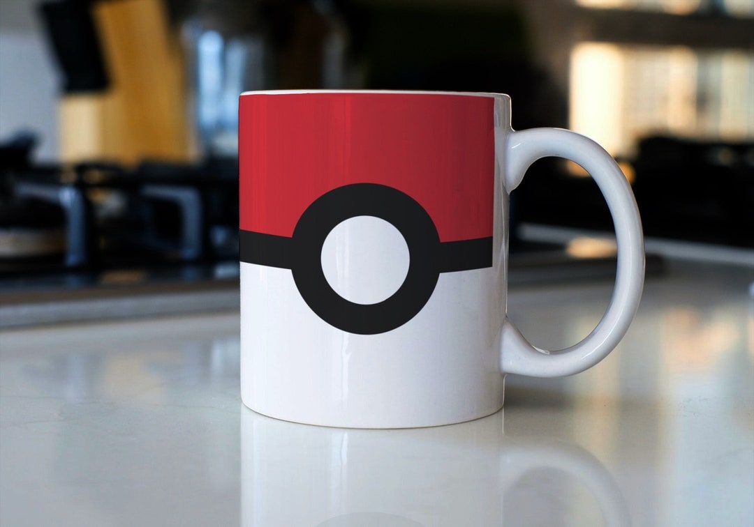 Pokeball 11 Oz Mug Pokemon - Etsy